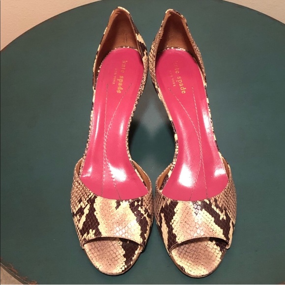 kate spade | Shoes | Kate Spade Animal Print Leather Shoes | Poshmark
